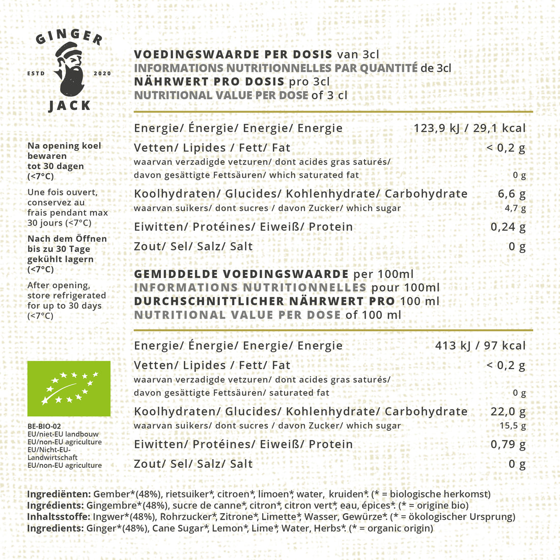 GINGER JACK 🤘 Your daily shot of ginger – Ginger Jack